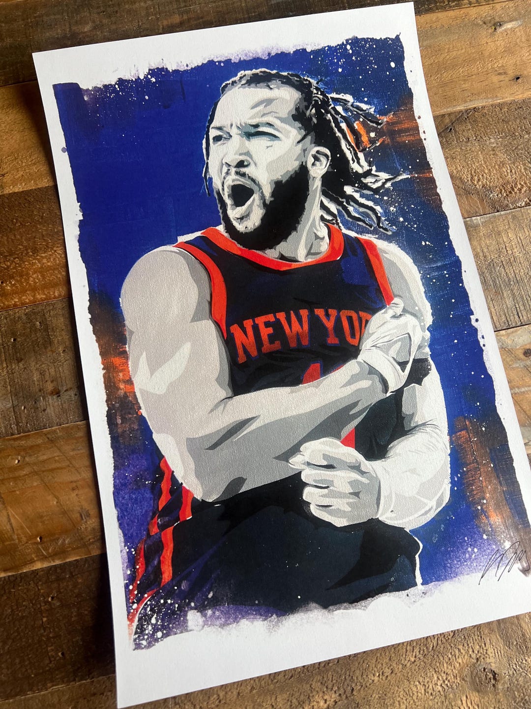 Anthony Edwards Dunk Print - Etsy