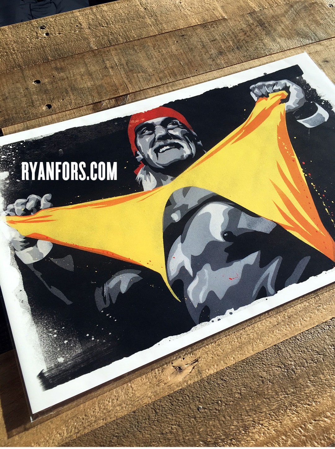 Hulk Hogan Print - Etsy