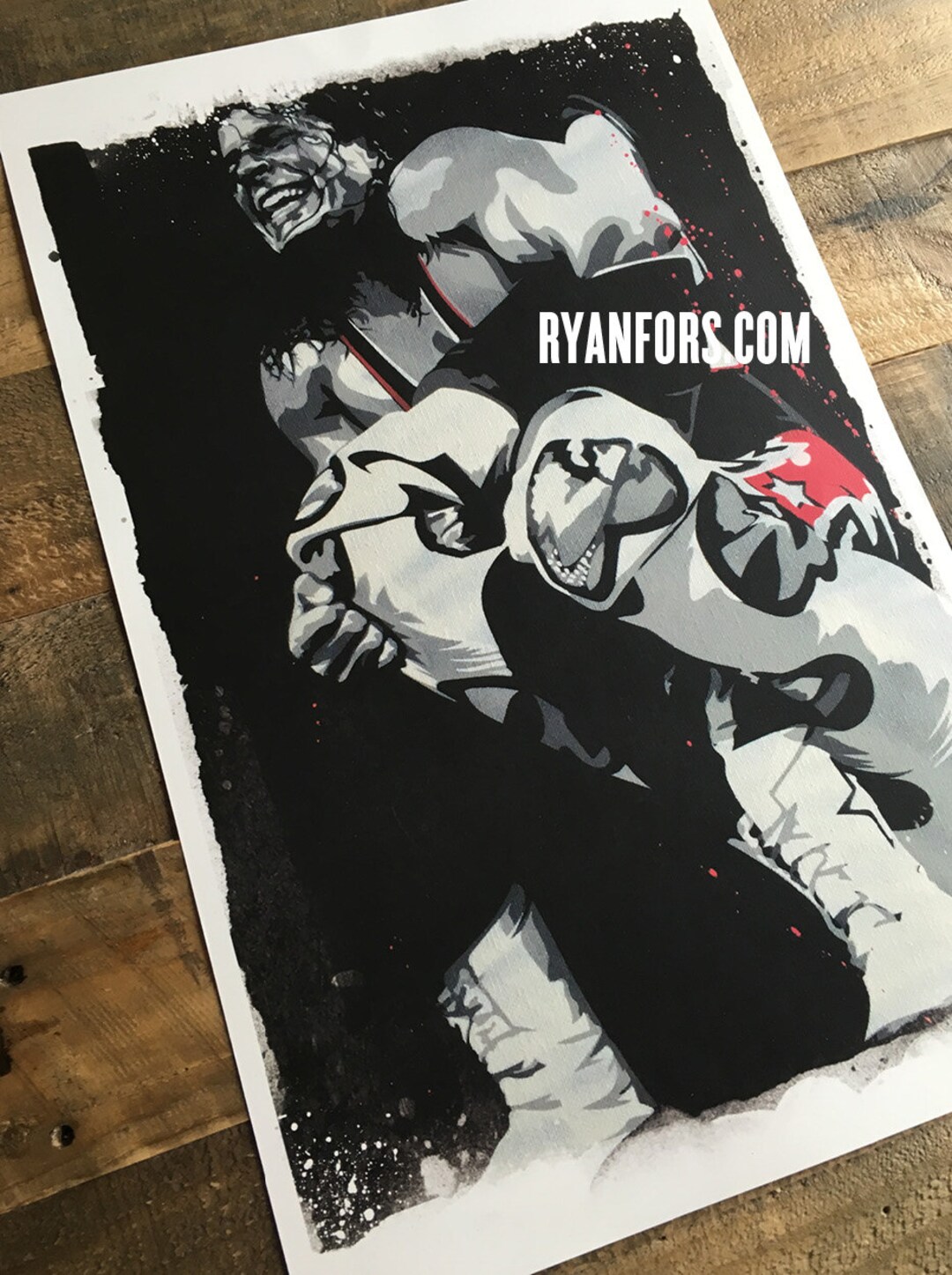 Bret Hart Print - Etsy