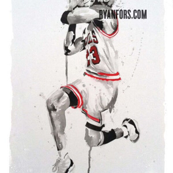 Michael Jordan Stencil - Etsy