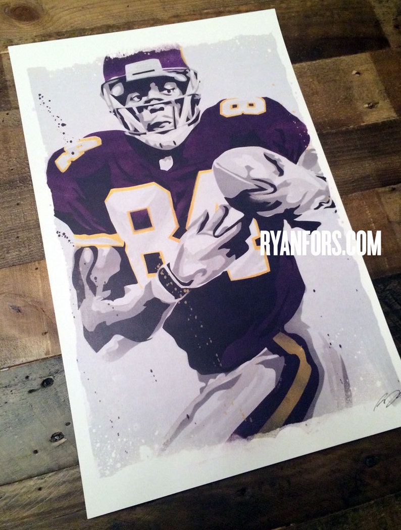 Randy Moss Minnesota Vikings Print - Etsy