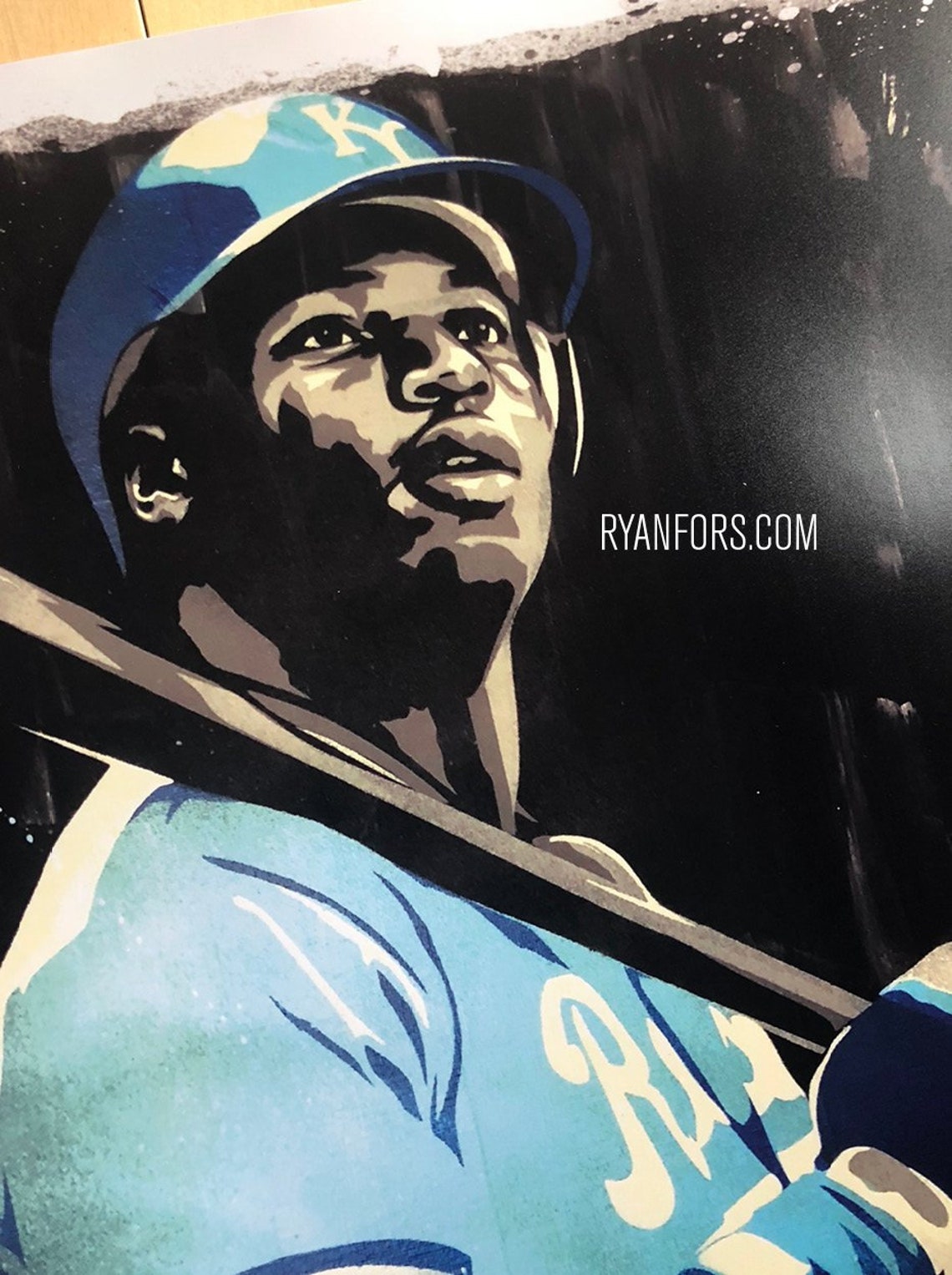 Bo Jackson Royals 16x20 Print - Etsy