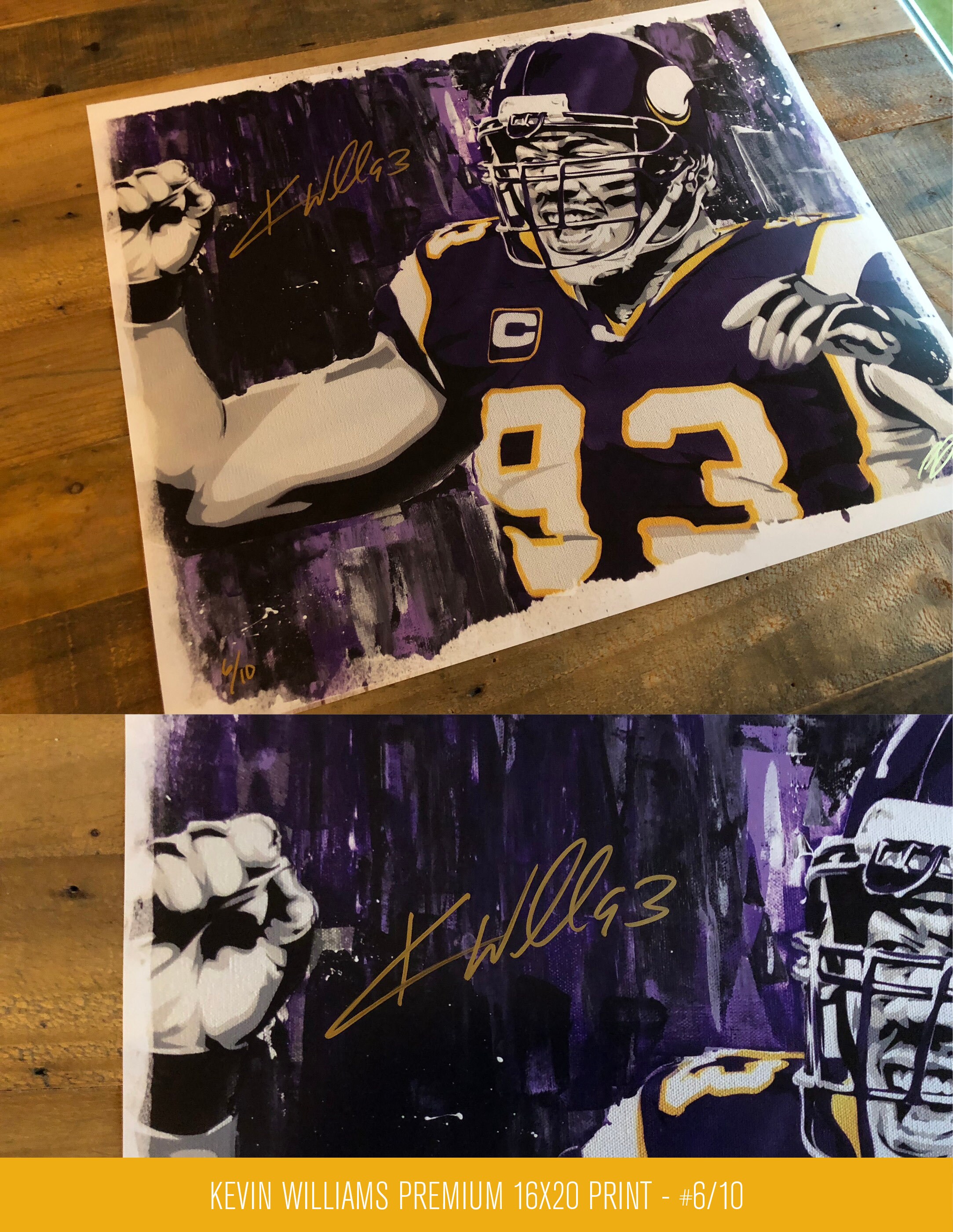 Kevin Williams PREMIUM SERIES 16x20 Print - Etsy