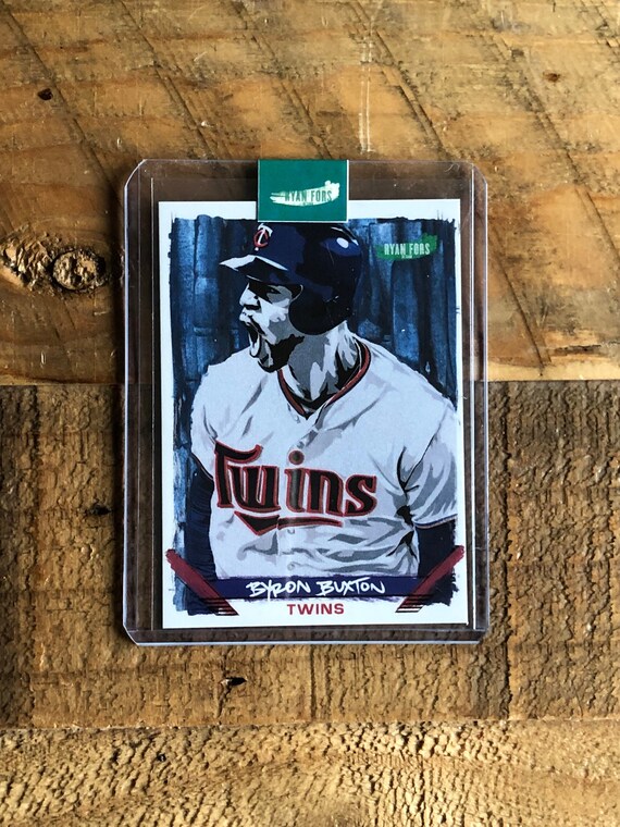 Byron Buxton Remix Series Card 16 | Etsy