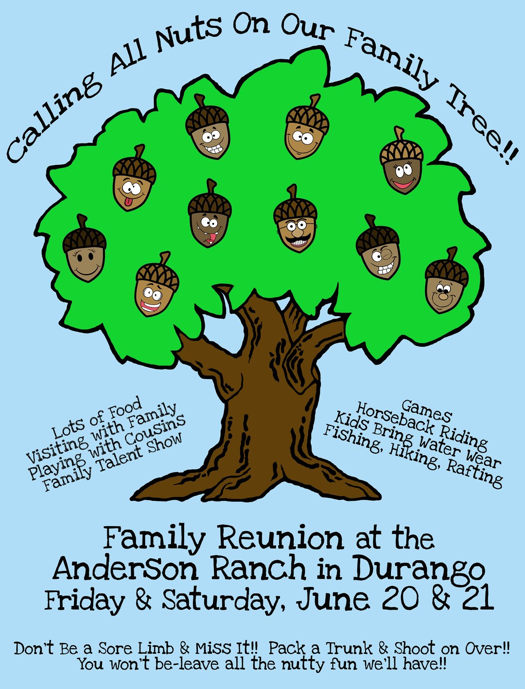 Family Reunion Announcement - Etsy