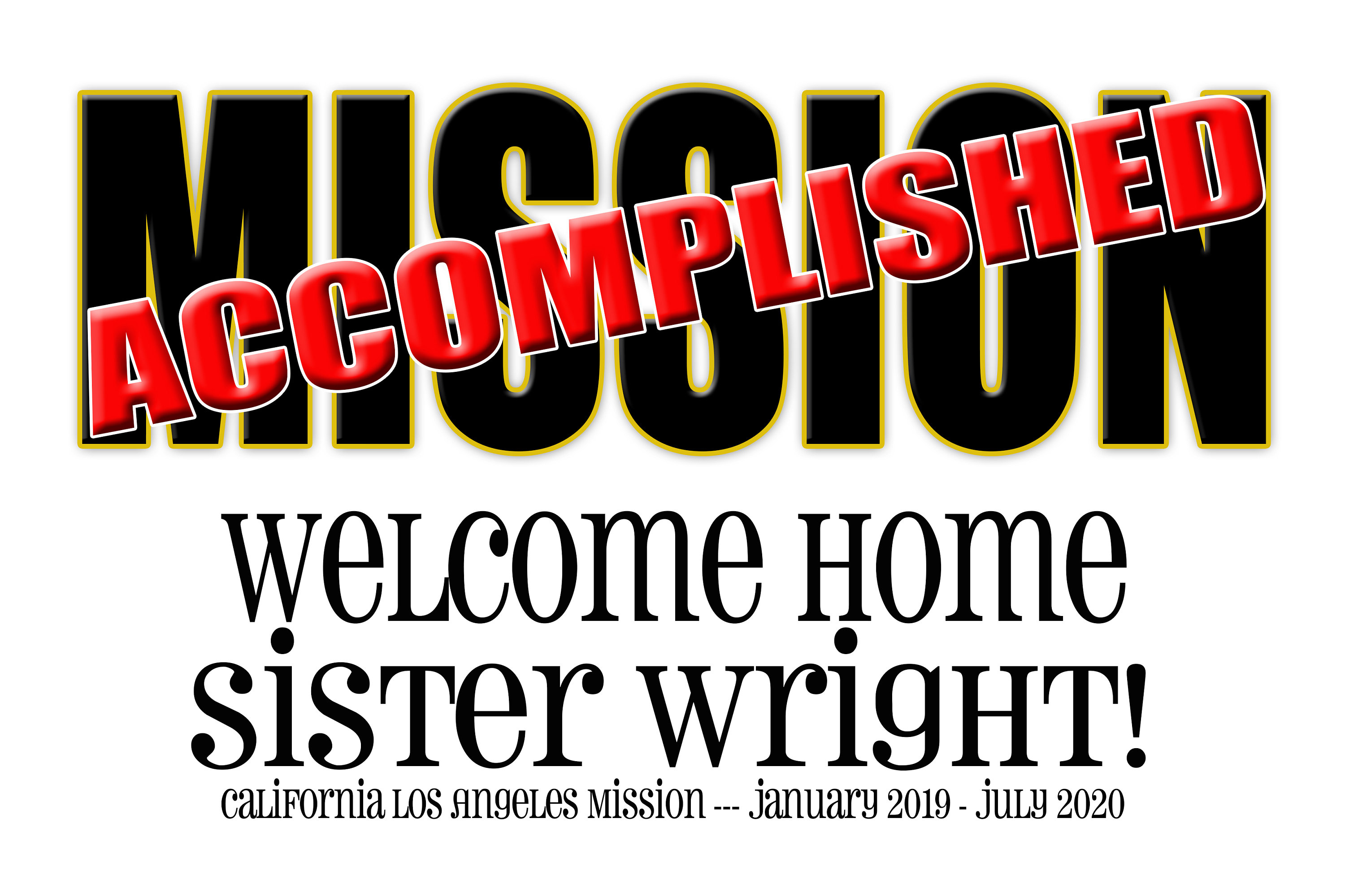 Mission: Accomplished Sign - Etsy