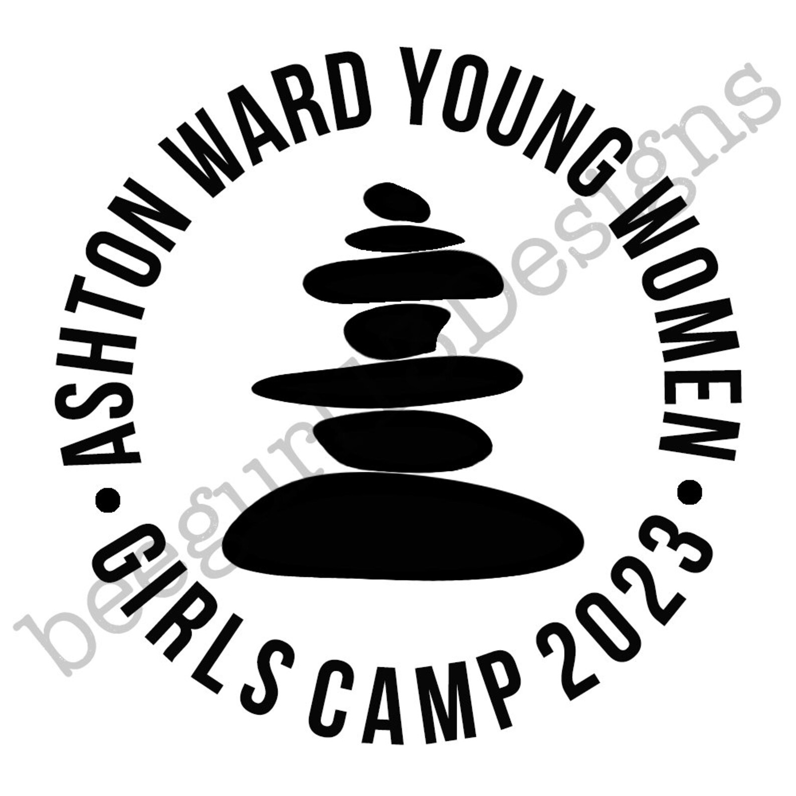 Girls Camp T-shirt Design Logo Set - Etsy