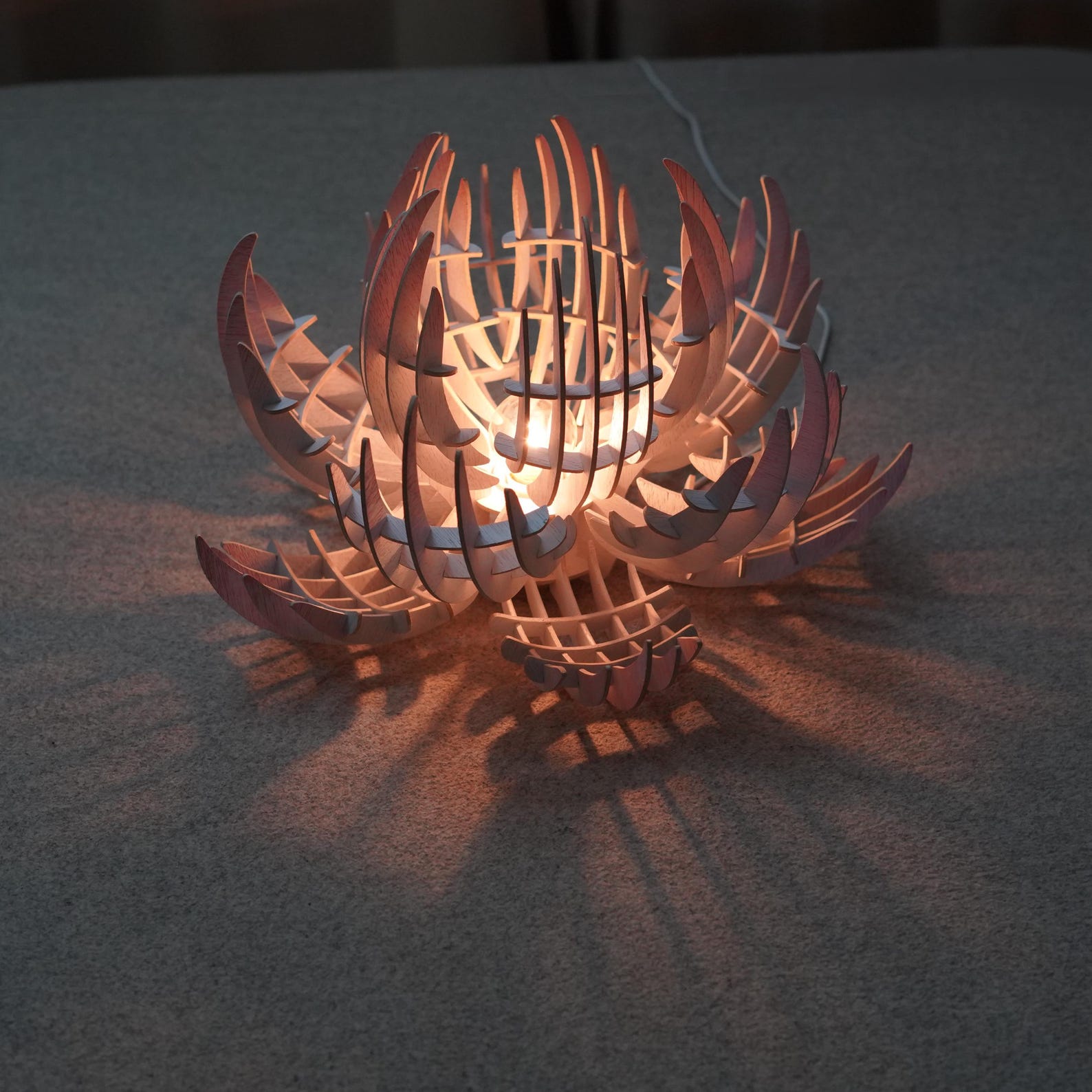 Lotus Lamp Shade Vector Files for 3mm Plywood/mdf DIY Lantern Design - Etsy