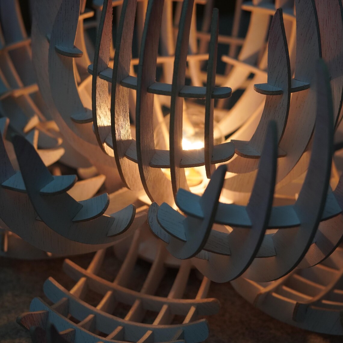 Lotus Lamp Shade Vector Files for 3mm Plywood/mdf DIY Lantern Design - Etsy