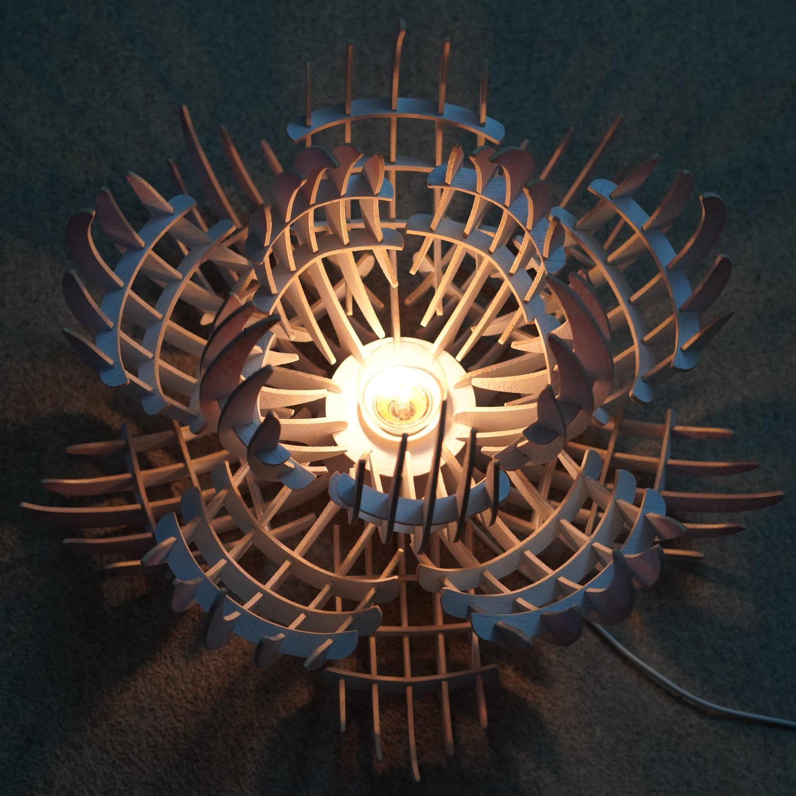 Lotus Lamp Shade Vector Files for 3mm Plywood/mdf DIY Lantern Design - Etsy