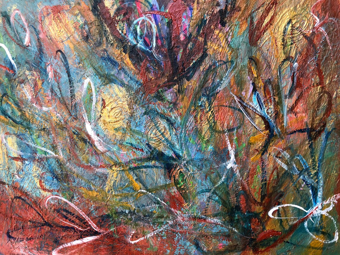 Abstract Painting Original Modern Wall Art Unique Contemporary - Etsy