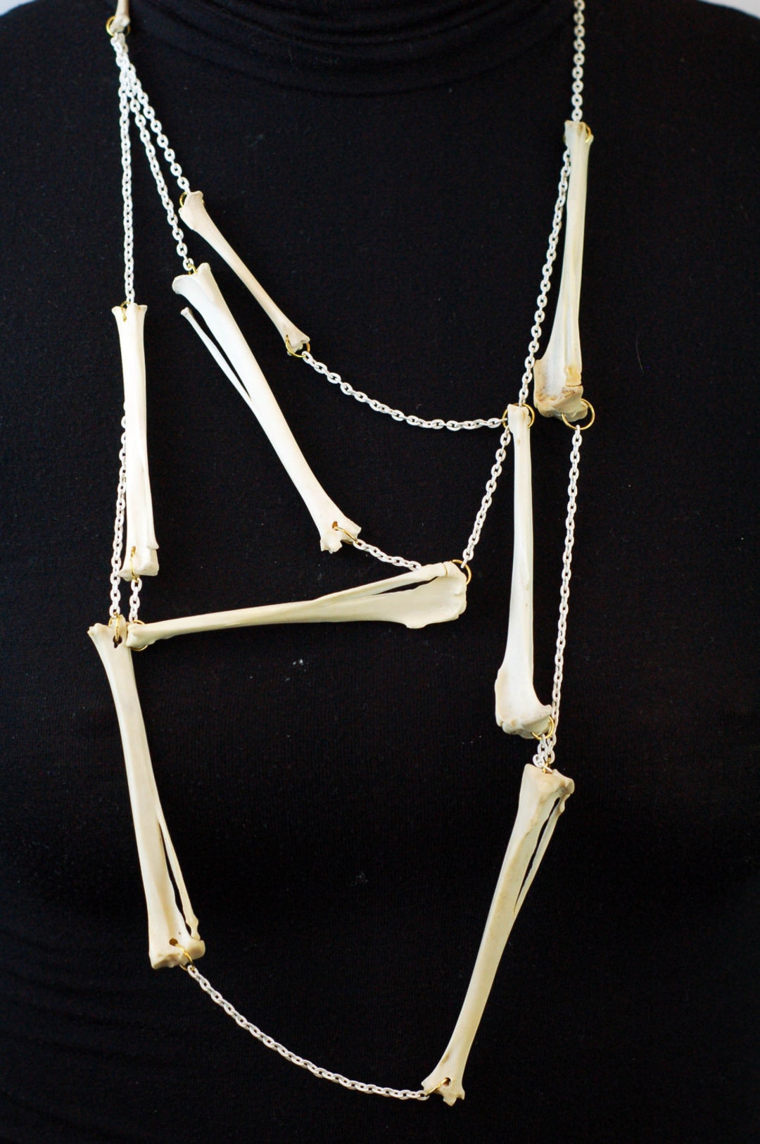 SS16 New Random Rabbit Bone Necklace Bone Jewelry Hand With - Etsy