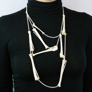 SS16 New Random Rabbit Bone Necklace Bone Jewelry Hand With - Etsy