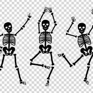 Dancing Skeletons Digital PNG File - Etsy