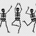 Dancing Skeletons Digital PNG File - Etsy