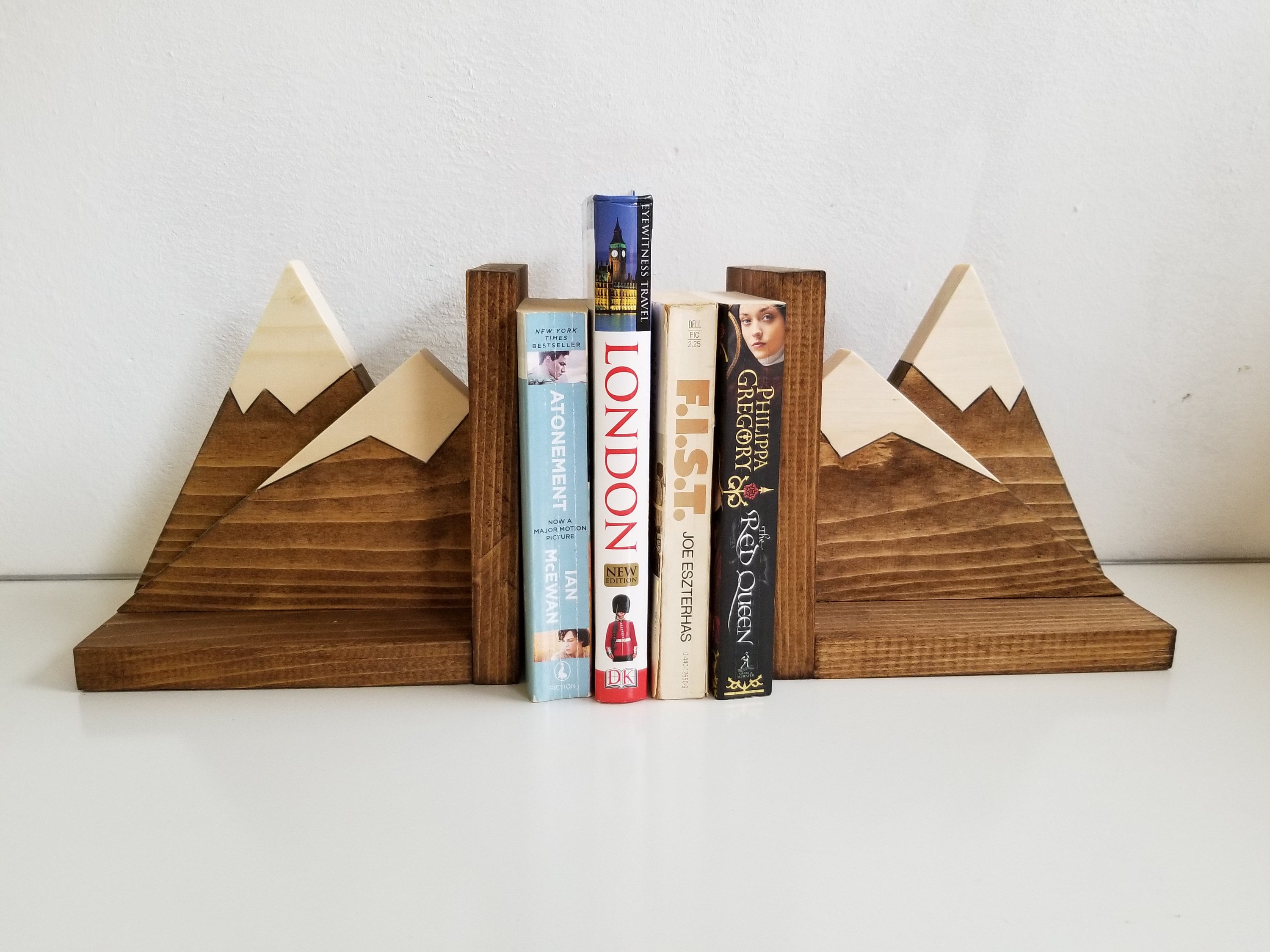 Mountain Bookends - Etsy