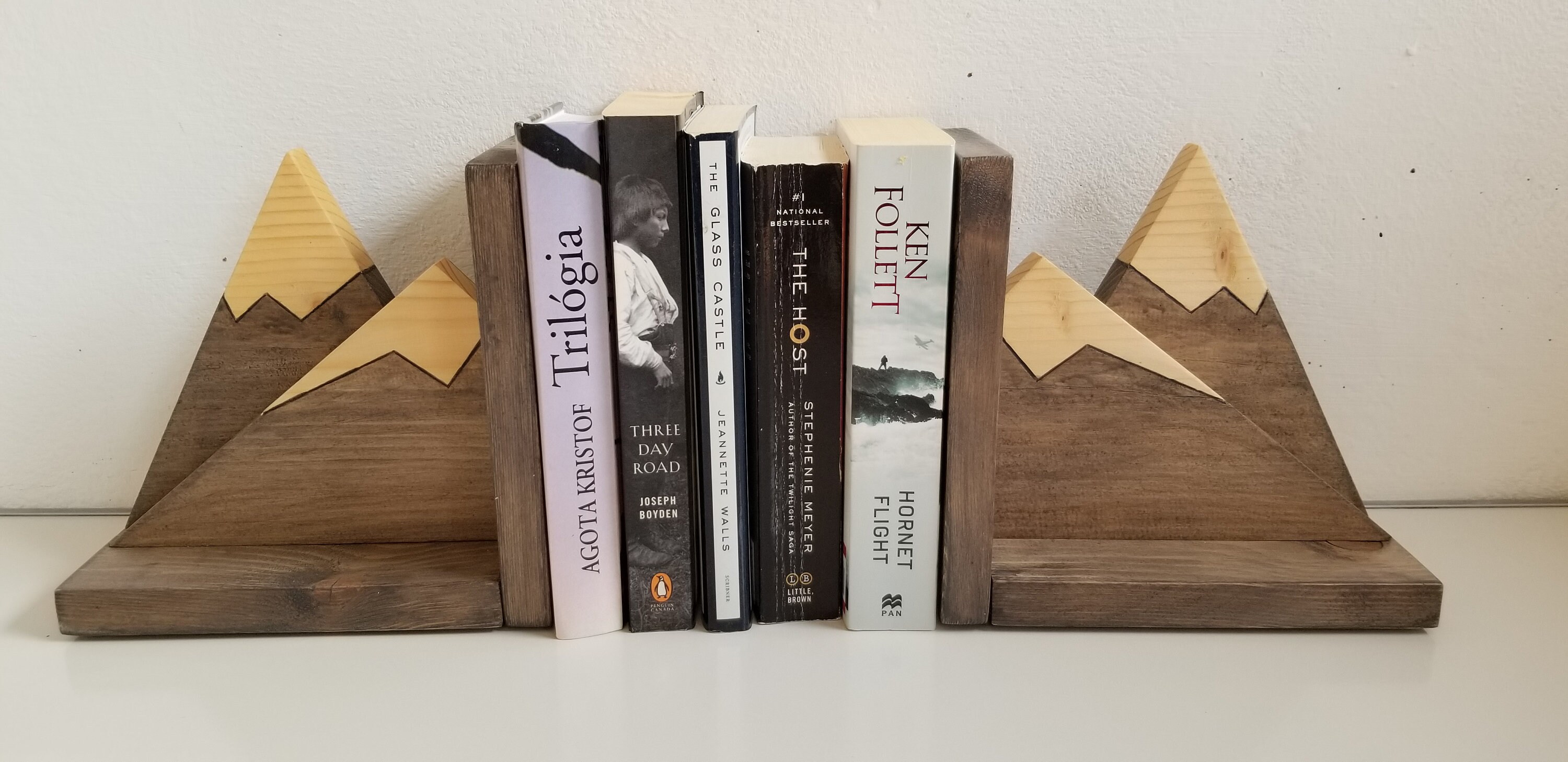 Mountain Bookends - Etsy