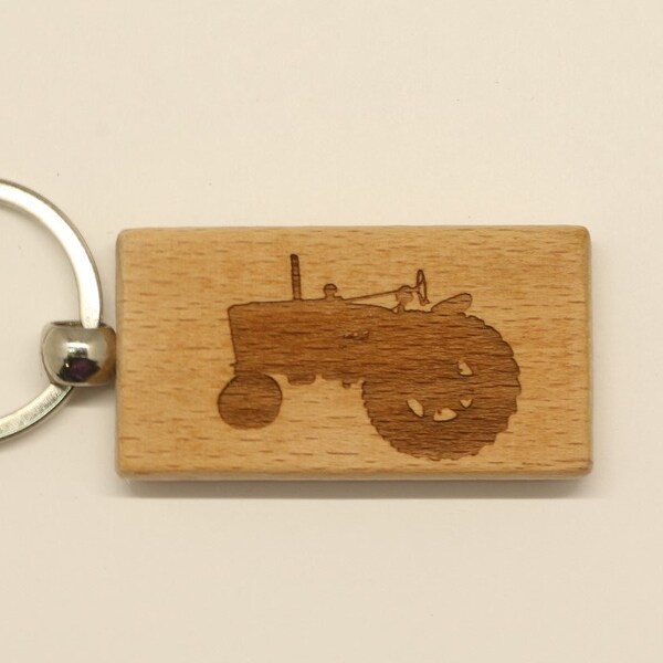 Tractor Keychain - Etsy