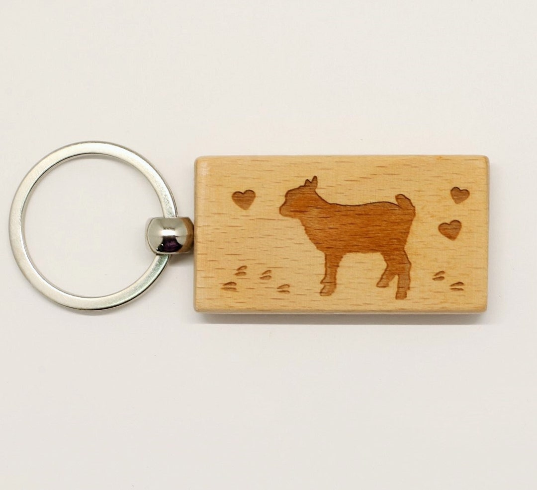 Pygmy Kid Goat Keychain design One Customizable - Etsy