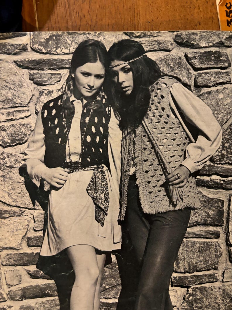 CROCHET PATTERN Vintage Open Hole Vest Pattern. Sm/md/lg. 1970s. PDF ...