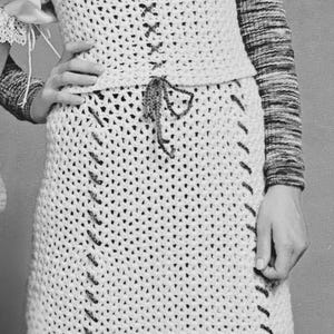 CROCHET PATTERN Vintage Medieval Top/skirt Set. Size Sm and Med. PDF ...