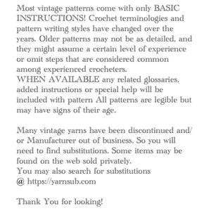 Vintage 1935 CROCHET “town & Country” Dress PATTERN Size 16. PDF ...