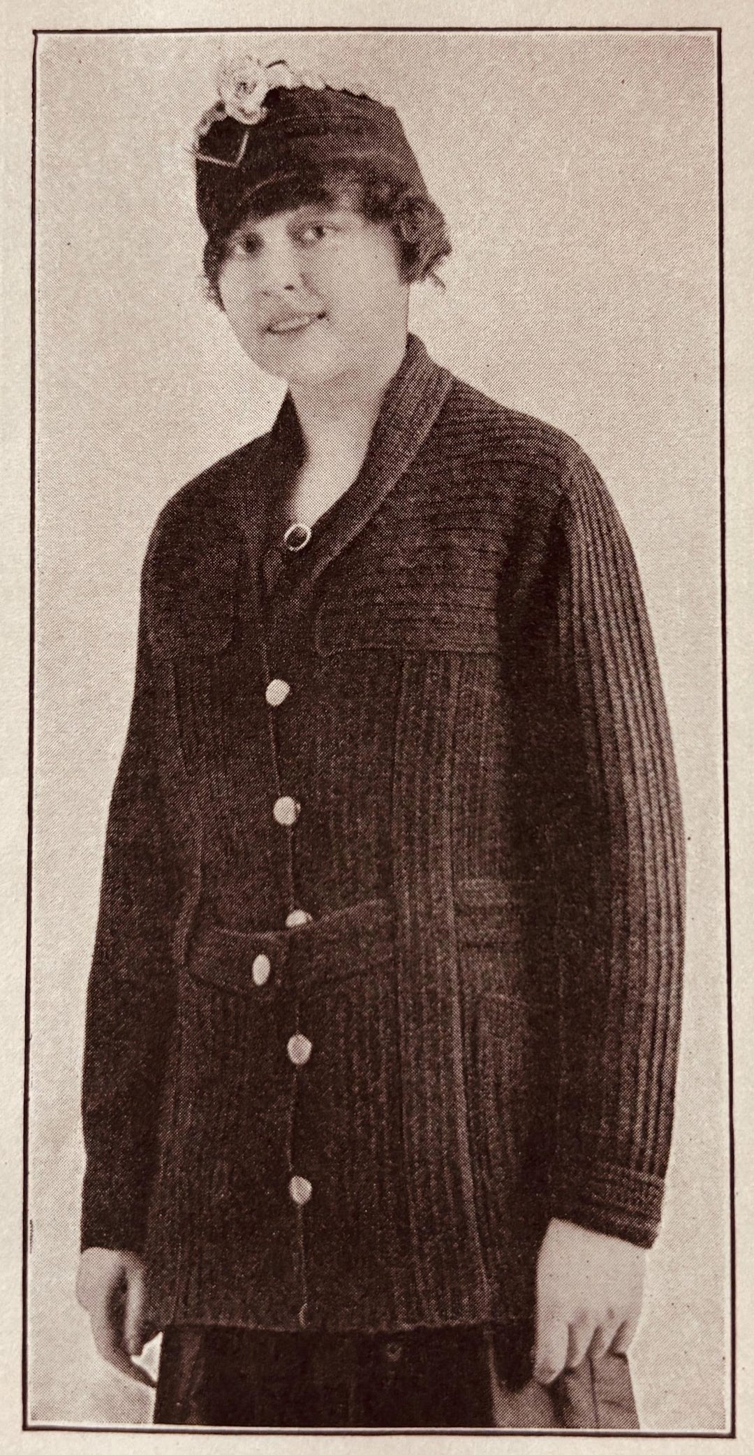 Vintage CROCHET PATTERN Womens Norfolk Sweater/cardigan 1916! - Etsy