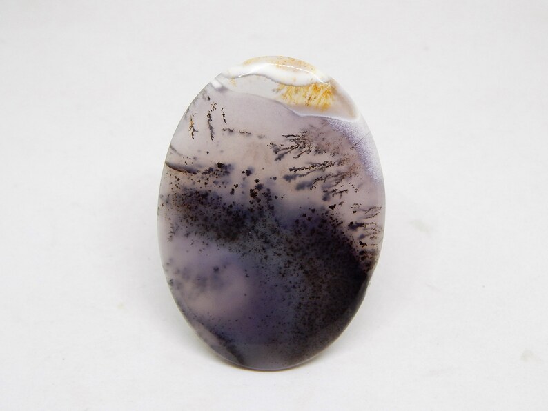 Agata dendritica Cabochon rettangolare merlinite 62 x 43 mm, agata ...