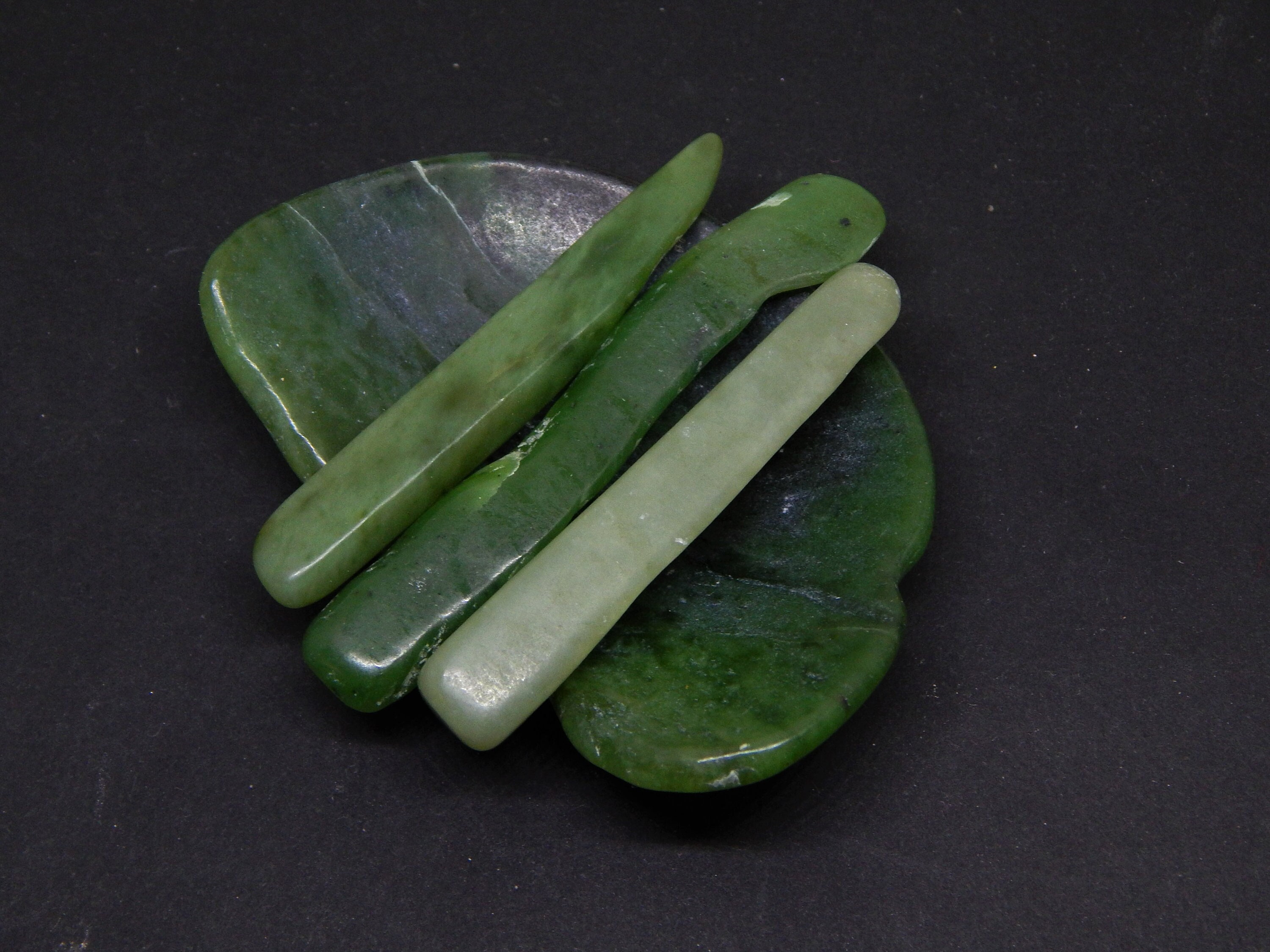 Natural Nephrite Jade Magic Wand Partially Polished Worry - Etsy