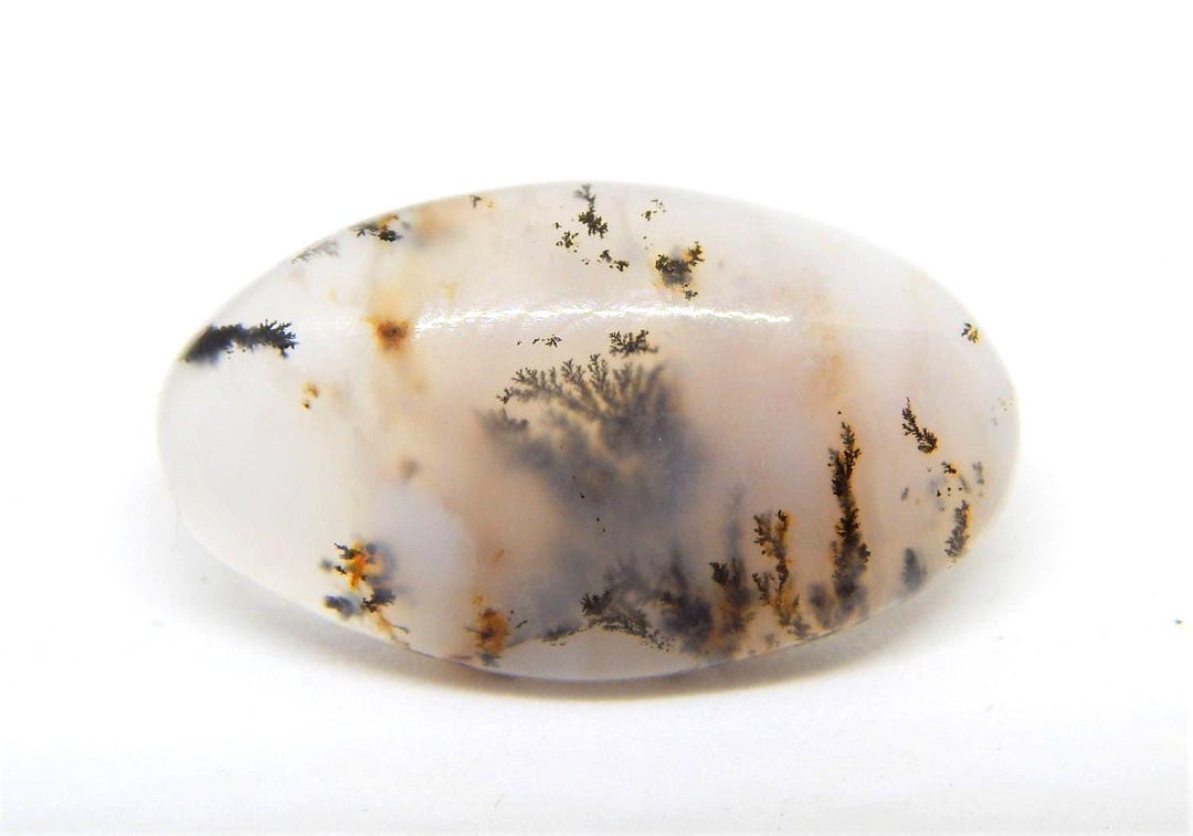 Custom Dendritic Moss Agate Ring Cabochon Landscape Quartz Cabochon ...