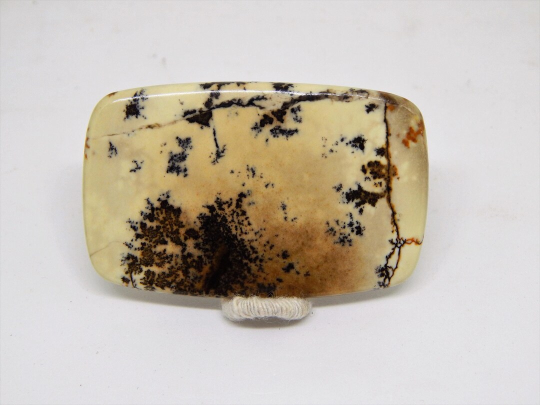 Kazakhstan Dendritic Moss Agate Pendant Cabochon for Custom Jewelry ...