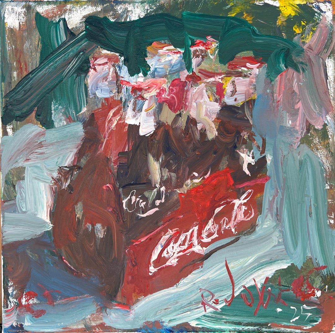 Original 12x12 Coca-cola Bottle Painting – Hand-painted Pop Art on ...