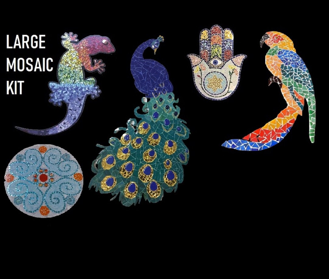 Large Mosaic Kit. 10 Designs Available. - Etsy