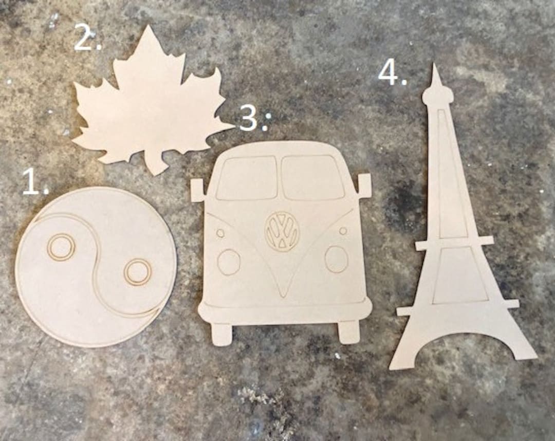 Wood Cut Out Shapes. Set #2 - Regular Size. - Etsy
