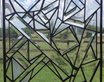 Hanging Glass Panel - Etsy