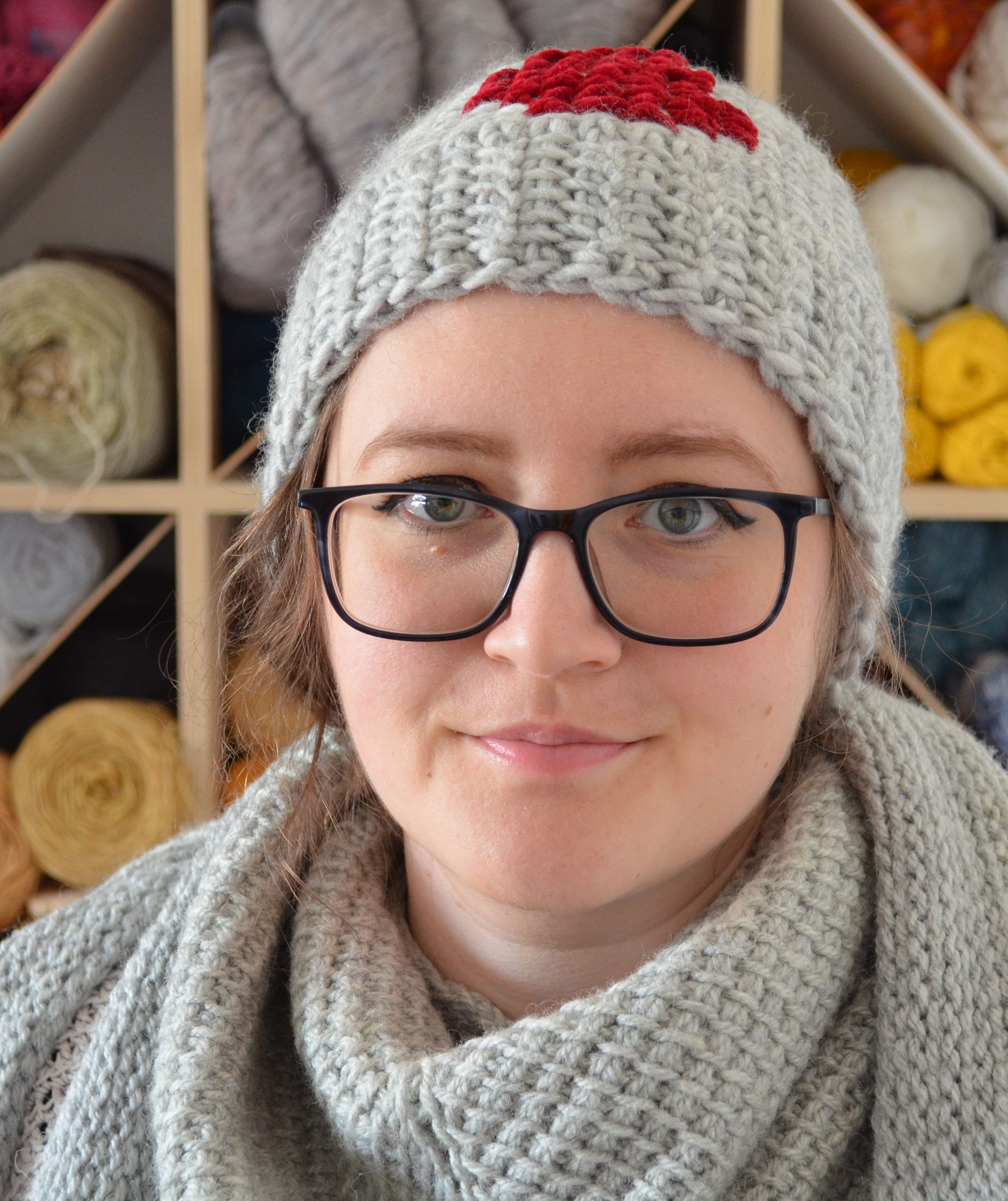 Craft Supplies & Tools Crochet Crimson drop beanie Yarnandy instant ...