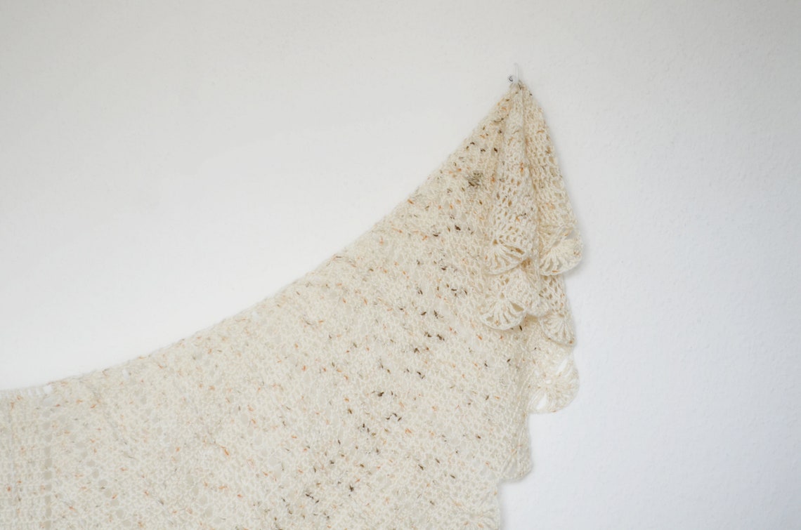 Crescent Shawl Crochet Pattern Lark Wings Shawl Instant - Etsy