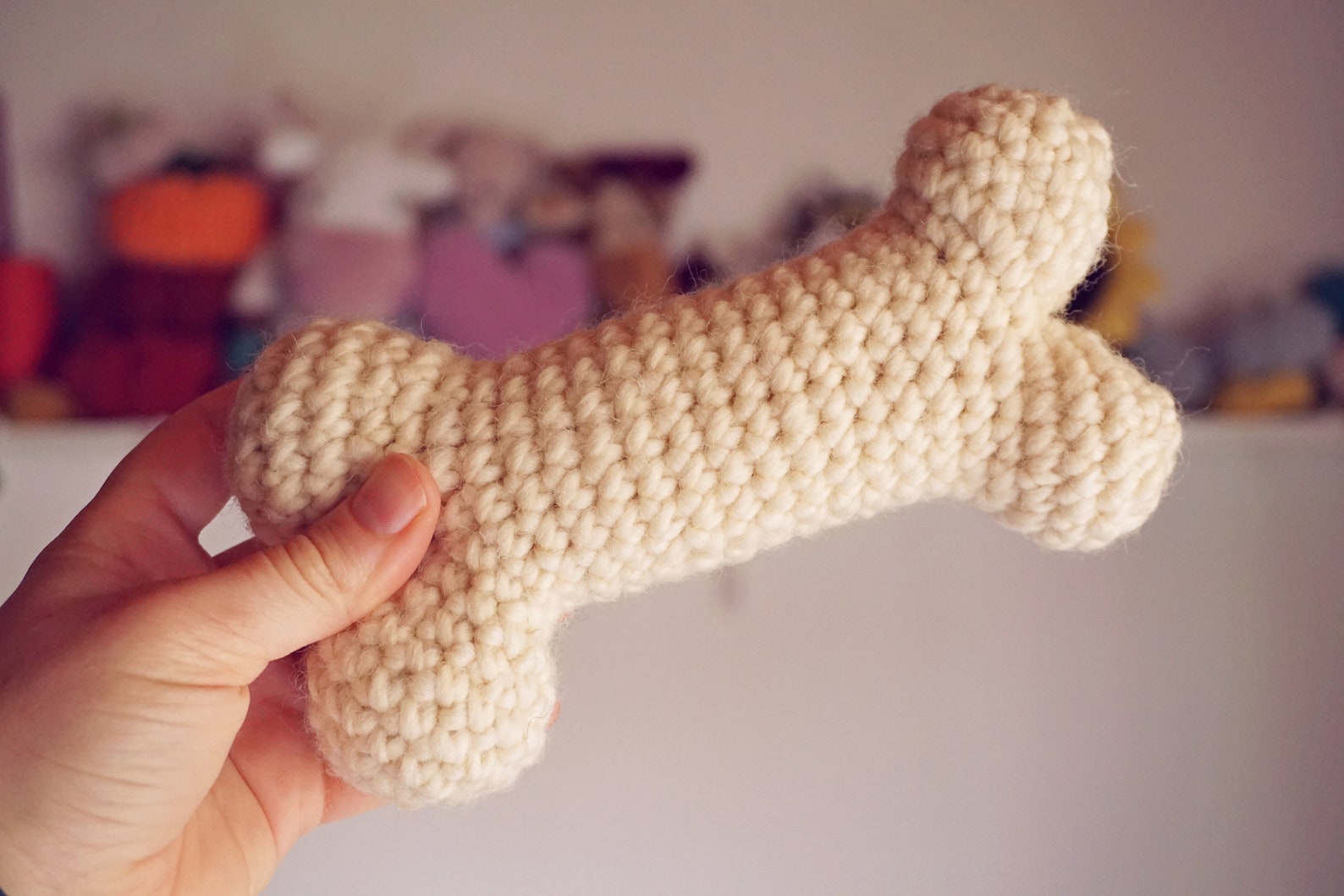 Amigurumi Dog Bone Toy Pattern Instant Download Digital - Etsy