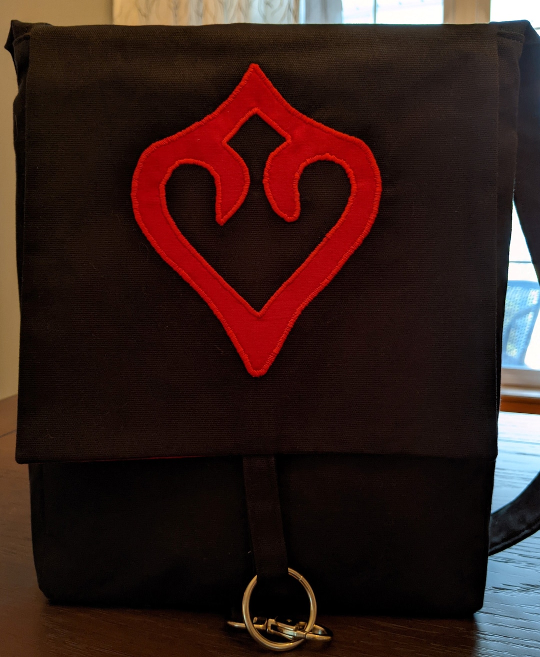 Final Fantasy XIV 14 FFXIV Appliqued Dancer Job Symbol Black Canvas ...