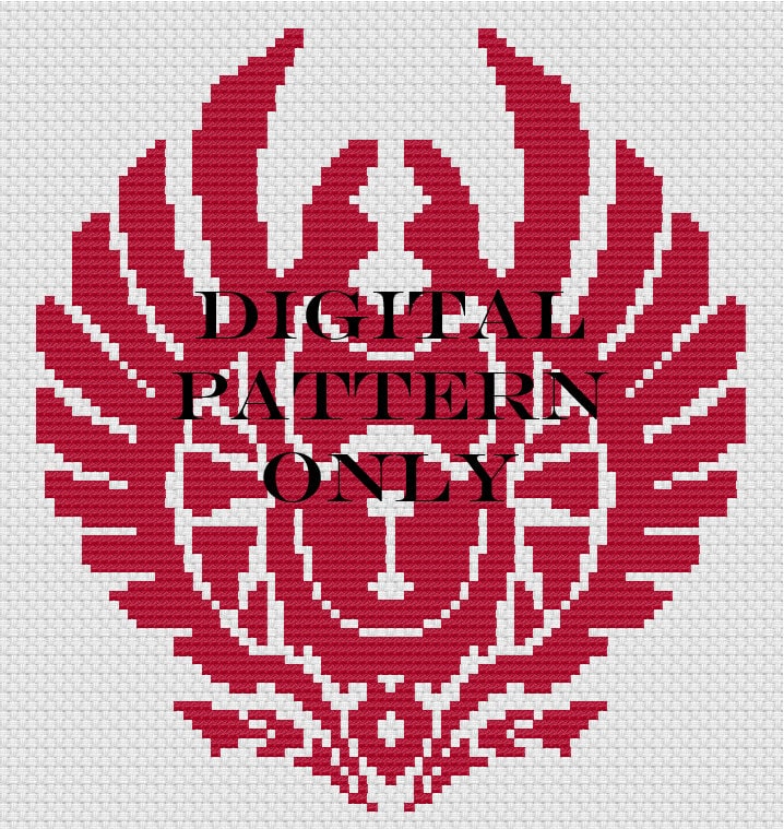 Final Fantasy XIV Elidibus Ascian Glyph Cross Stitch Digital Pattern ...