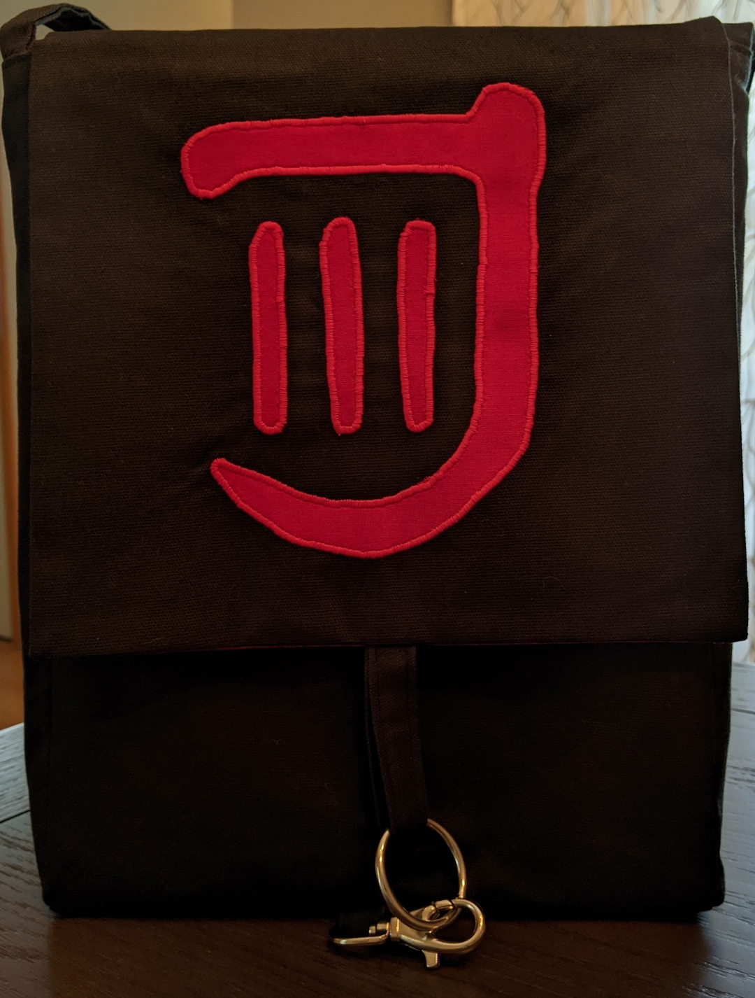 Final Fantasy XIV 14 FFXIV Appliqued Bard Job Symbol Black Canvas ...