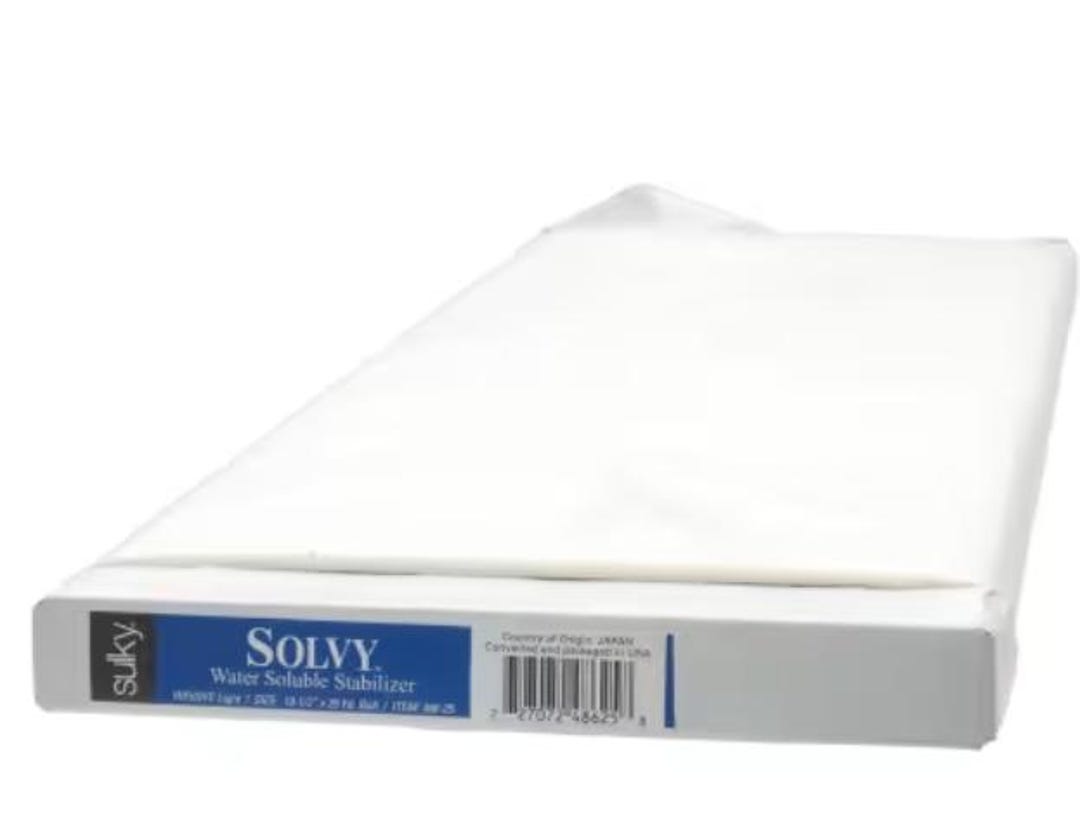 Solvy Lightweight, Clear, Water-soluble Stabilizer, 20-inch Width, Cut ...