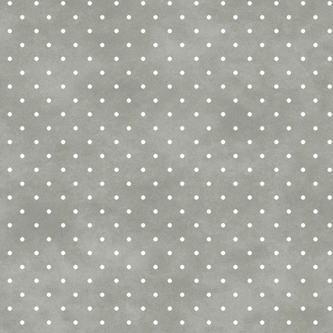 Medium Grey, Classic Dots, Accent Fabric, Beautiful Basics, Maywood ...