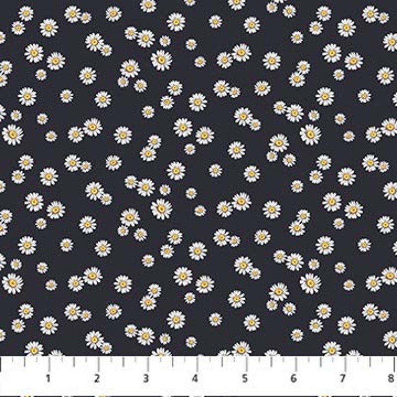 Tiny Daisy Fabric - Etsy