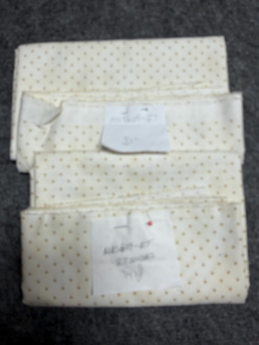 GRAB Bag, Two Pieces, A Little More Than 1 1/2 Yards of Fabric, WOF ...