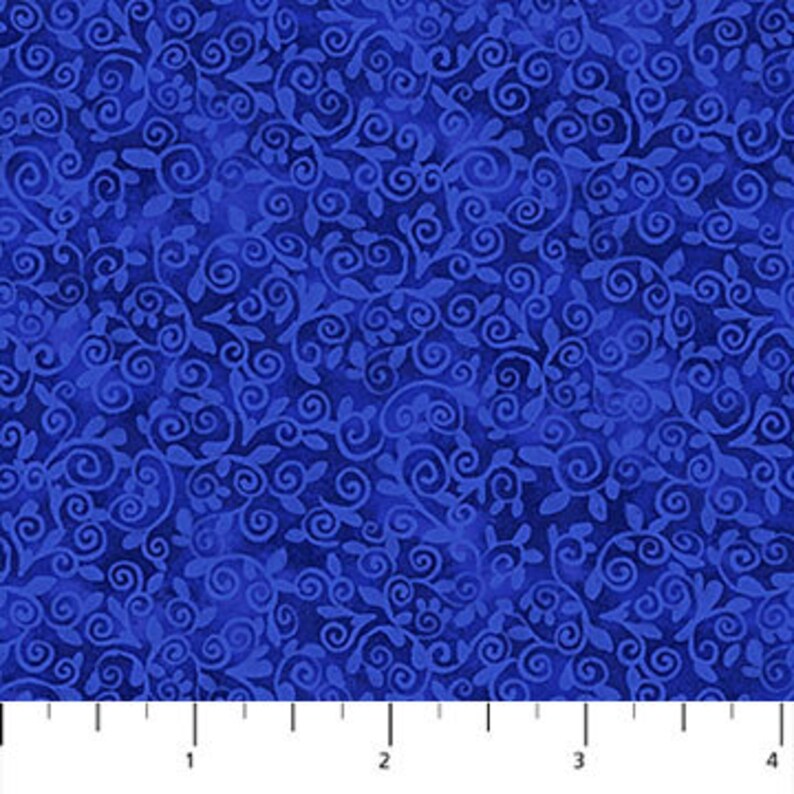 Lovely, Tiny Blue Scroll, Accent Fabric, Fall, Autumn Gathering ...