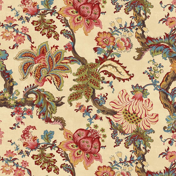 Jacobean Floral - Etsy