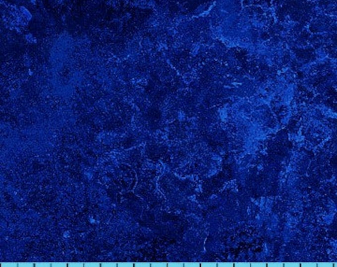 EOB REMNANT, 31 Inches, Rich, Shades of Royal Blue, Marble Fabric ...