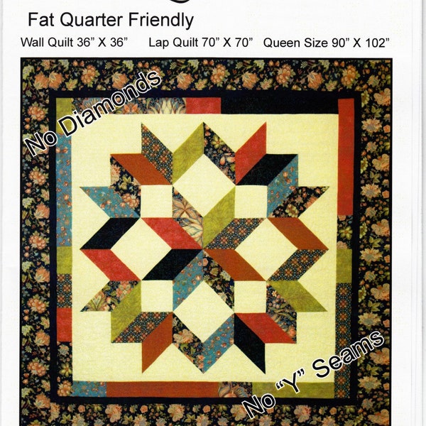 Queen Carpenter Star Quilt Pattern - Etsy