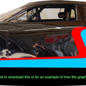 Racecar Side Wrap Vector 15 - Etsy
